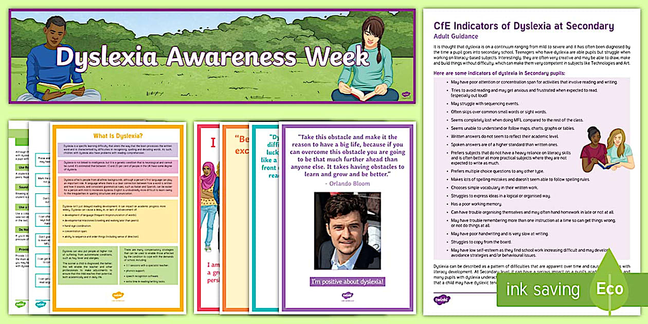 Activities For Dyslexia Awareness Week - Resource Pack