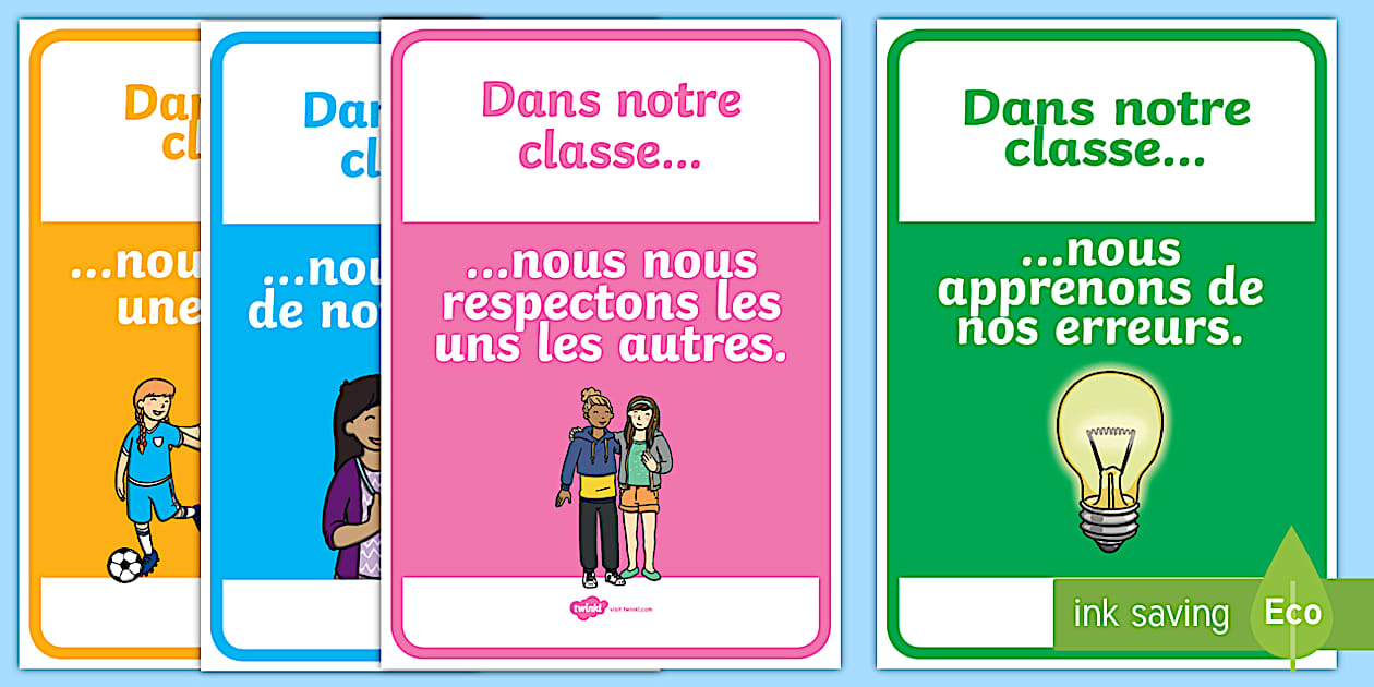 Posters d'affichage : Dans notre classe (teacher made)