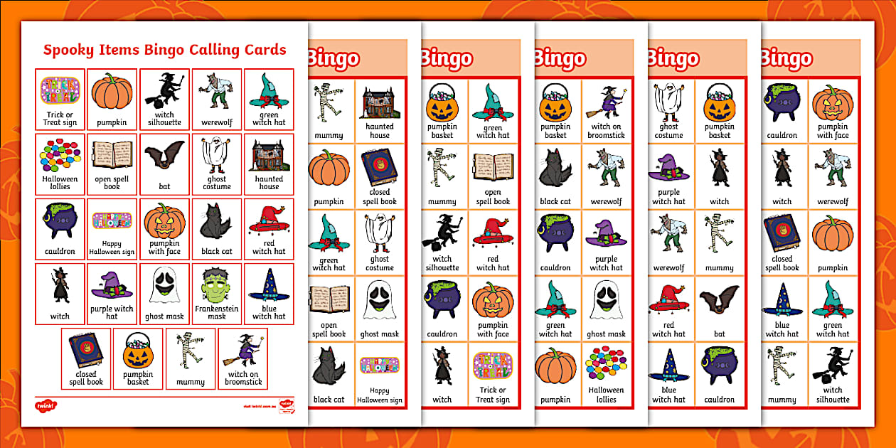Halloween Bingo (Teacher-Made) - Twinkl