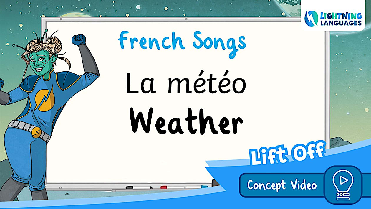 👉 Lighting Languages | French | Lift Off | Weather Song Concept Video