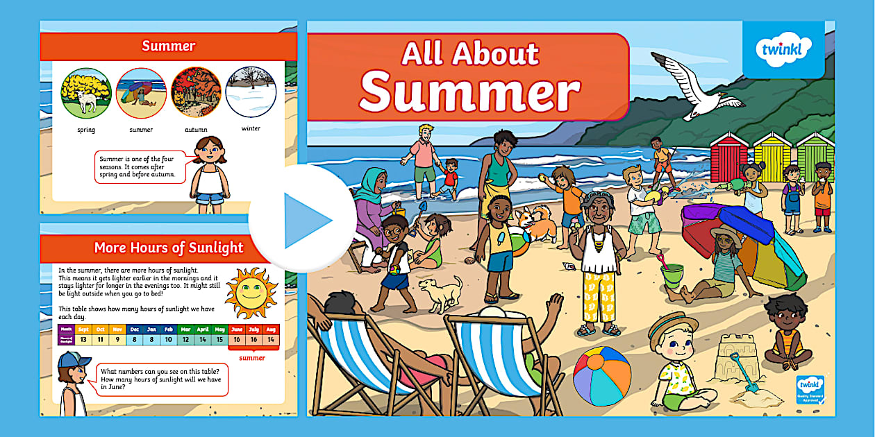 EYFS All About Summer PowerPoint (teacher made) - Twinkl