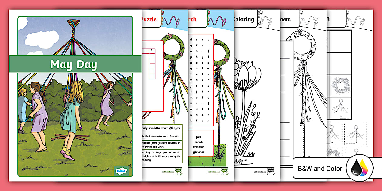 May Day Activity Booklet (teacher made) - Twinkl