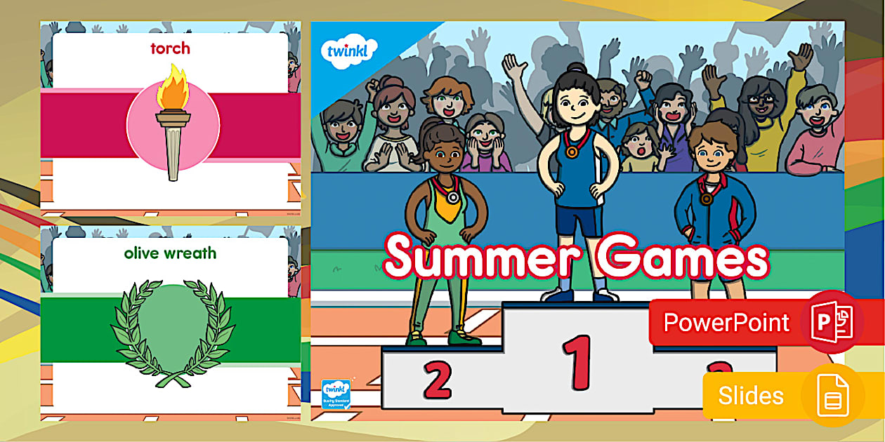 Olympics Vocabulary PowerPoint Presentation | Twinkl USA