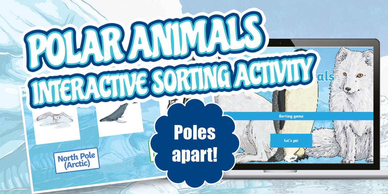 Polar Animals Interactive Sorting Activity