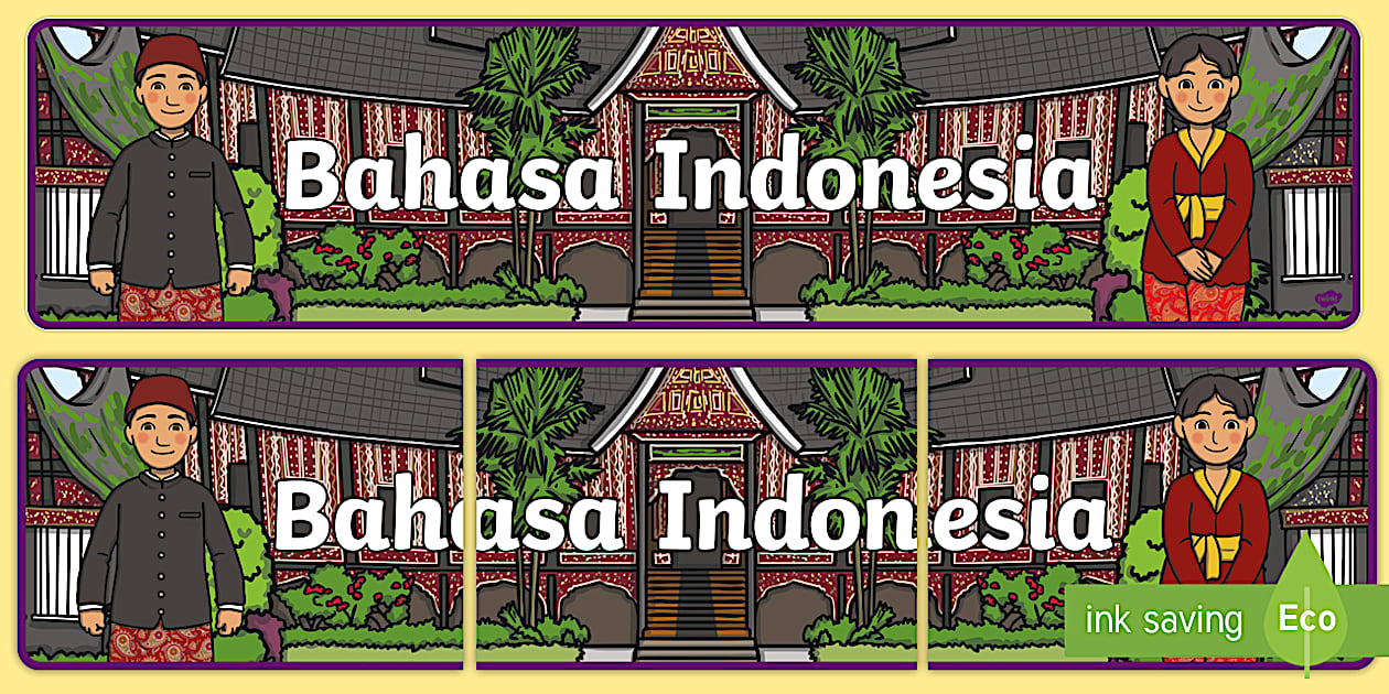 NSW Display Banner Indonesian (teacher made) - Twinkl