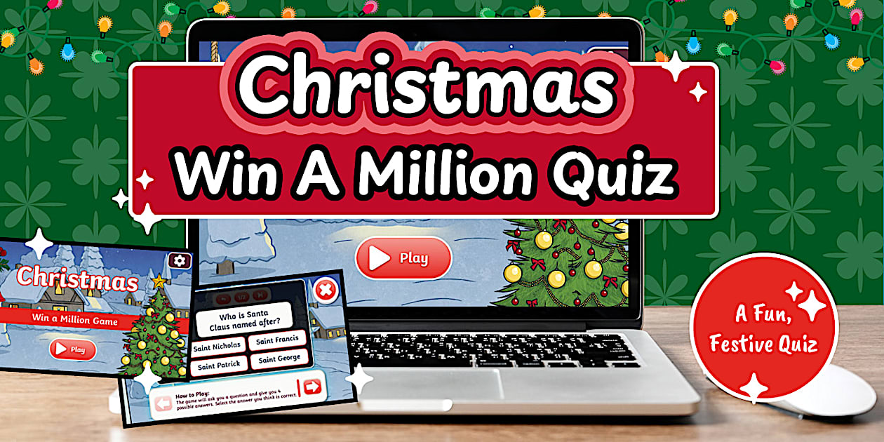 KS2 Christmas Win A Million Quiz