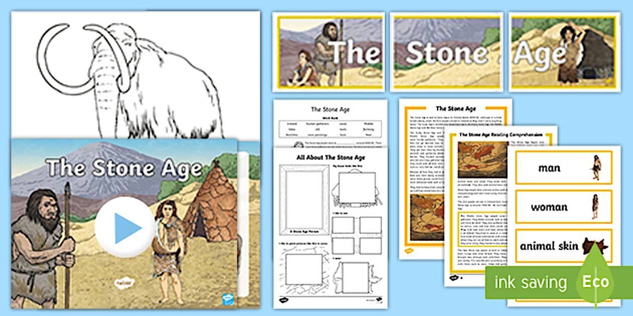 The Stone Age Differentiated Unit Pack - Twinkl