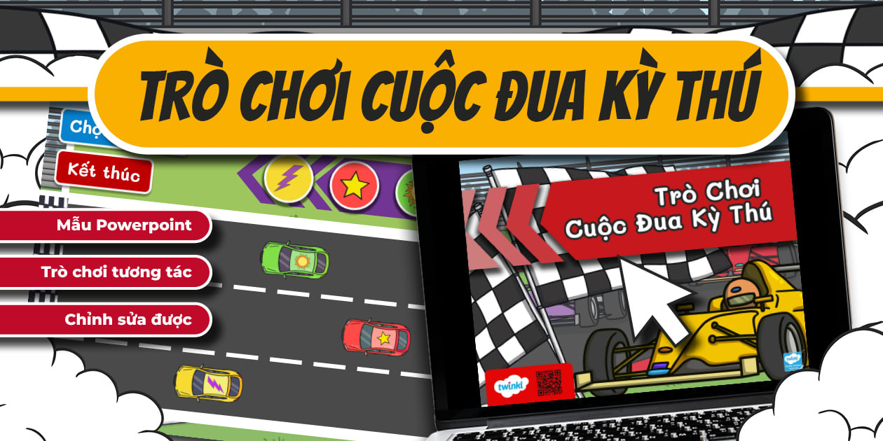 Mẫu Powerpoint Trò Chơi Cuộc Đua Kỳ Thú