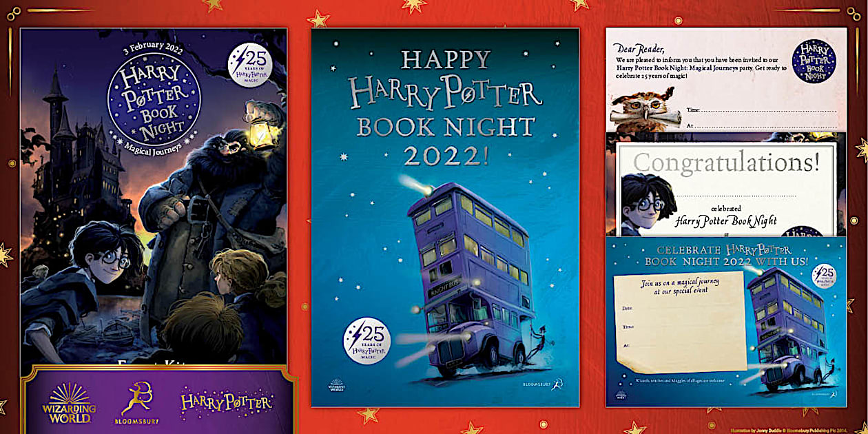 Harry Potter Book Night Event Kit Pack 2022