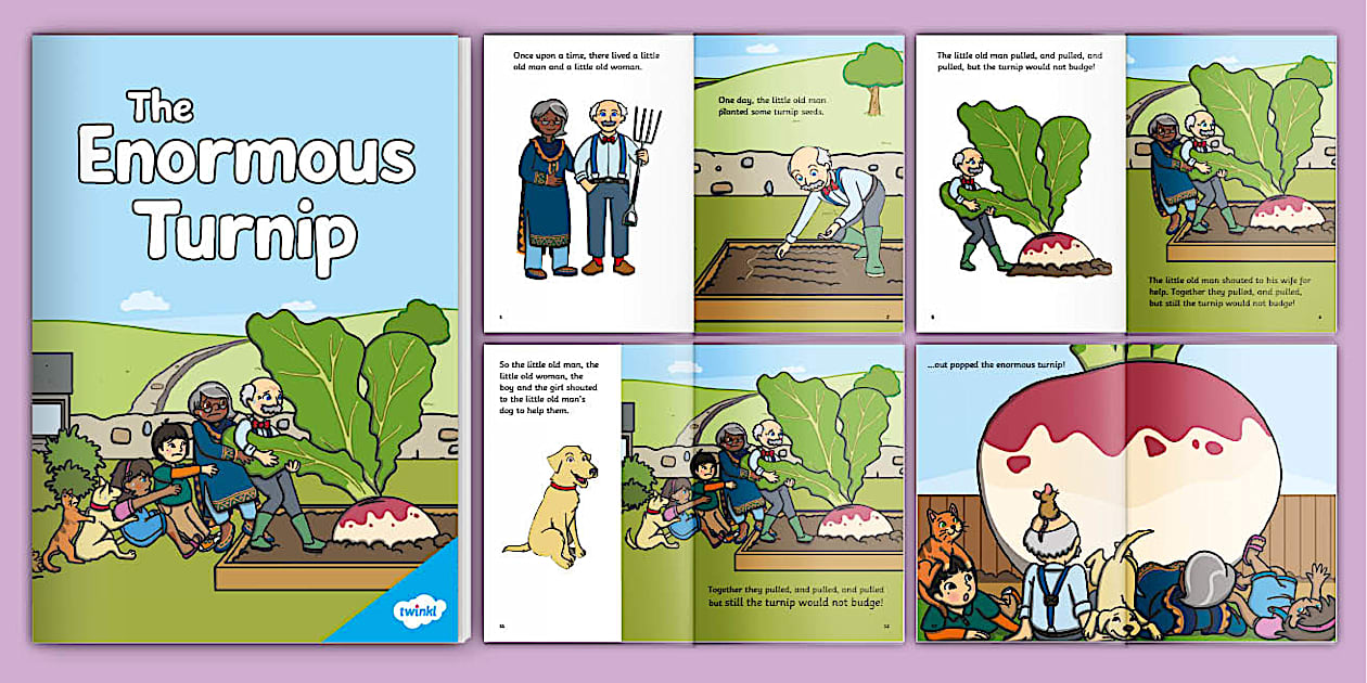 The Enormous Turnip eBook (teacher made) - Twinkl