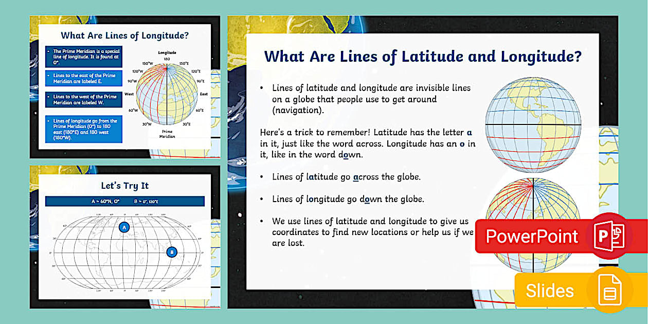 Latitude and Longitude PowerPoint & Google Slides