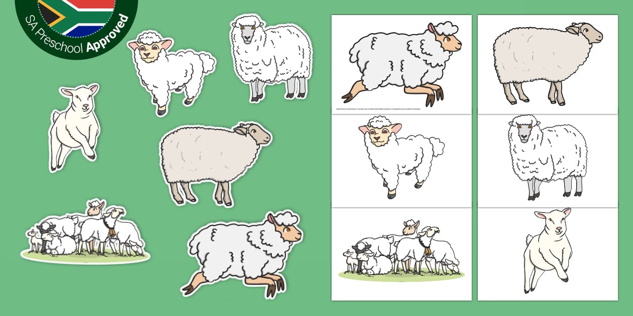 Sheep-Themed Display Cut-Outs