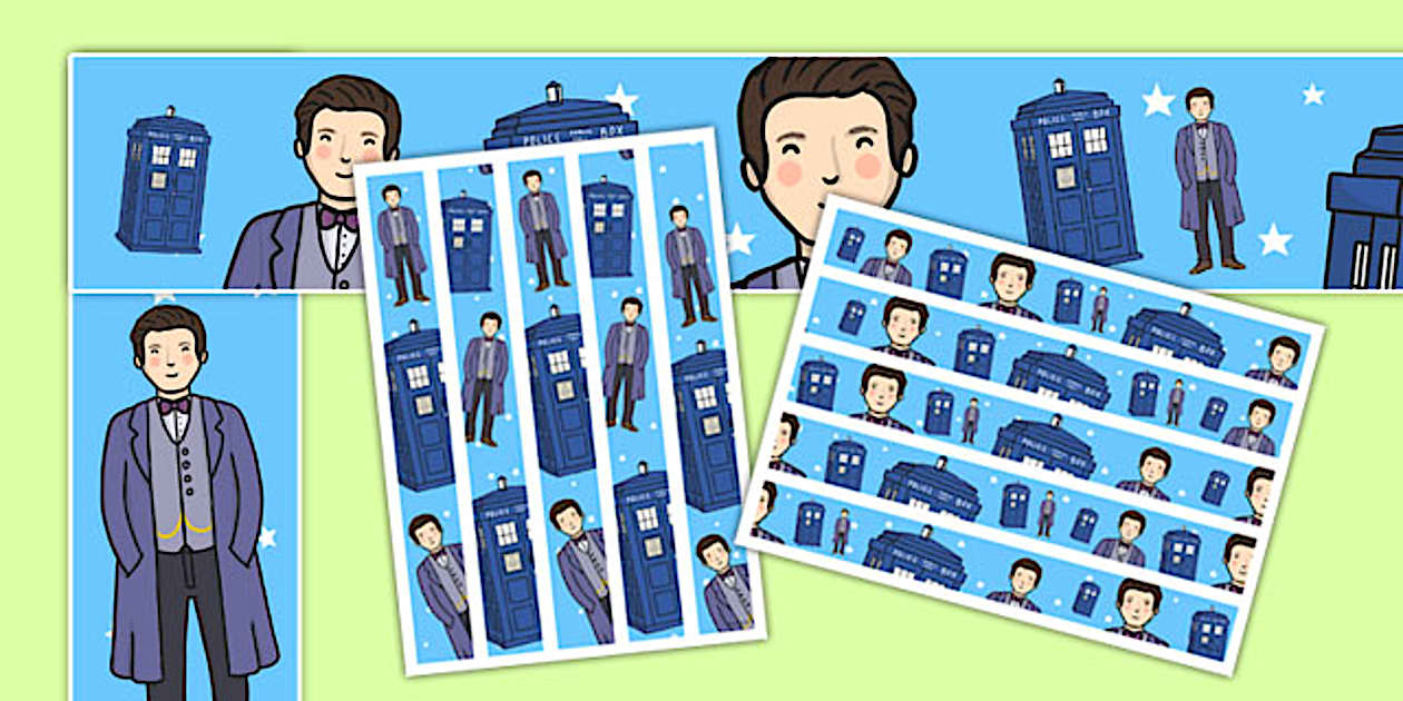 Space Time Traveller Themed Display Borders (teacher made)