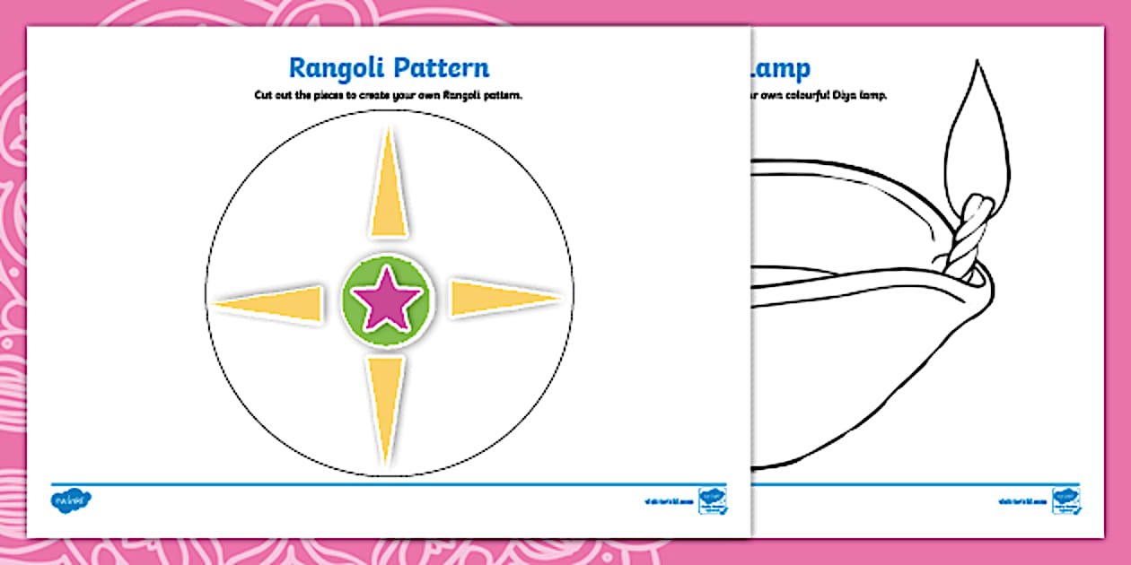 Diwali-Themed Cutting Skills Activity (teacher made)