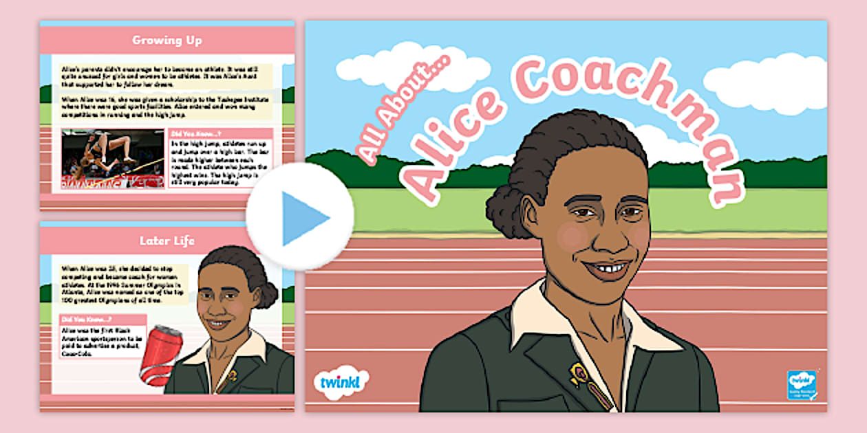 Alice Coachman PowerPoint - Twinkl