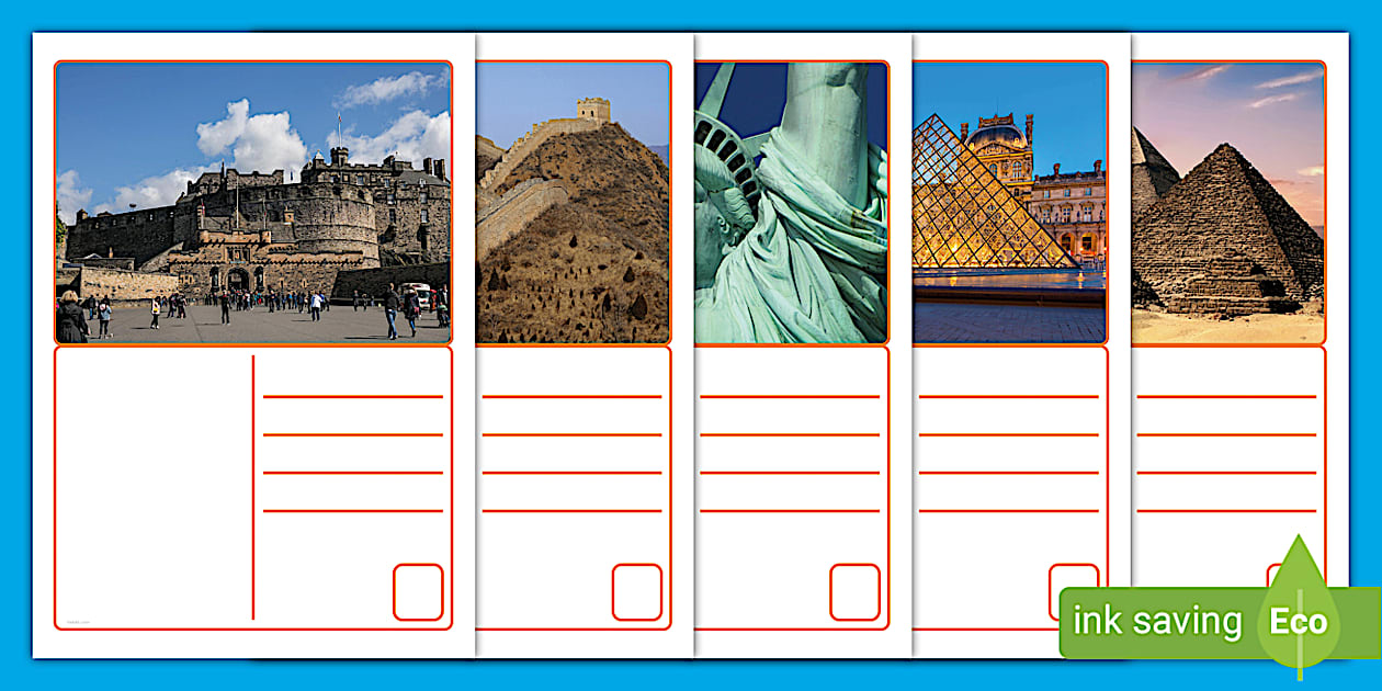 Travel Postcards | Twinkl | Stationery | Short-Form Writing