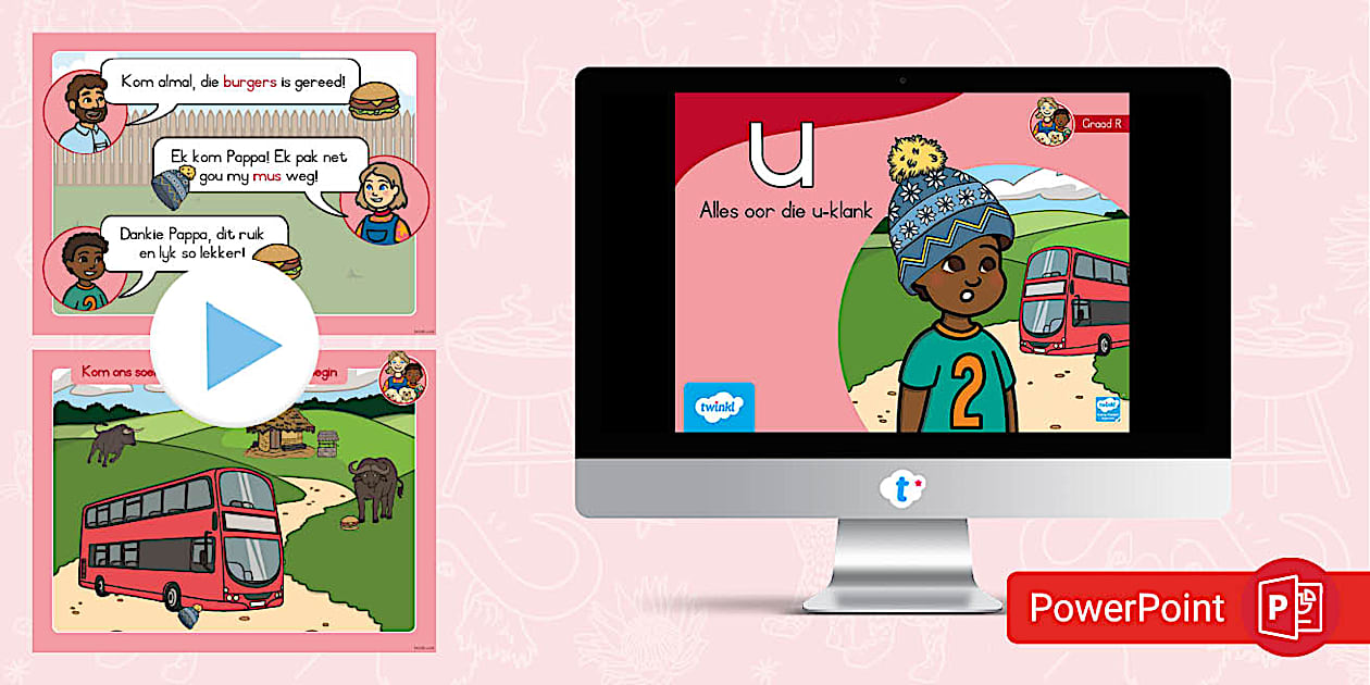 Graad R Klanke PowerPoint u (teacher made) - Twinkl
