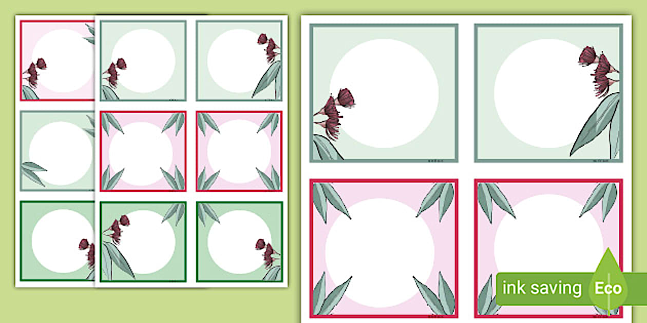 Eucalyptus Tote Tray Labels (teacher made) - Twinkl