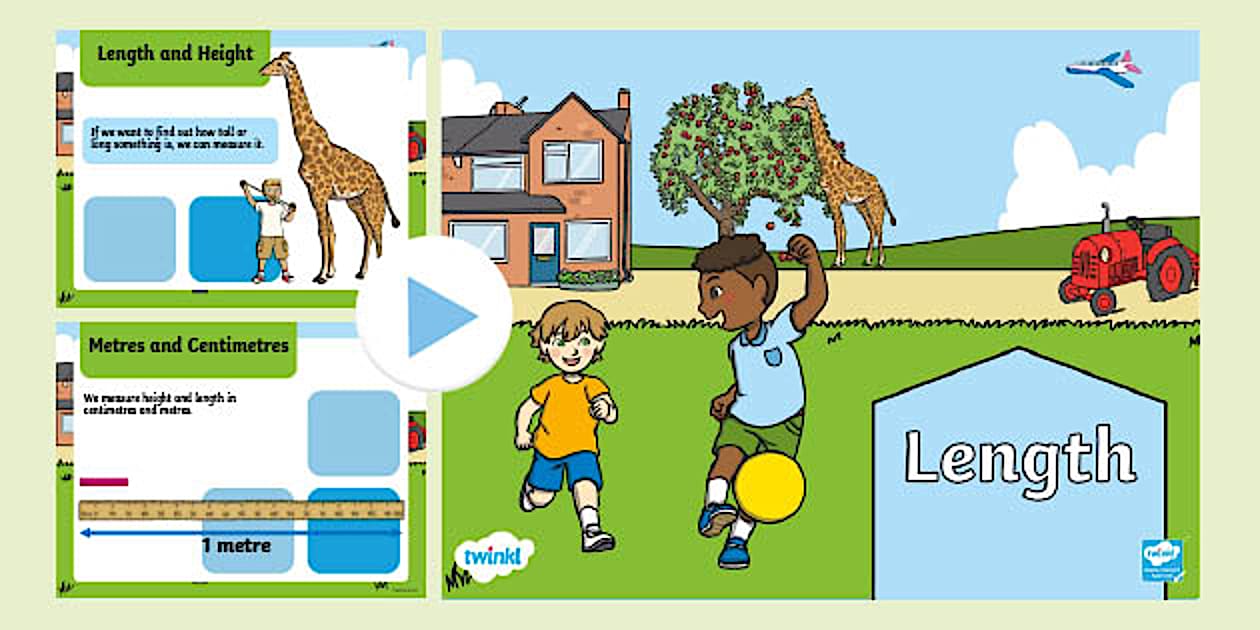 Length First and Second Class PowerPoint - Twinkl