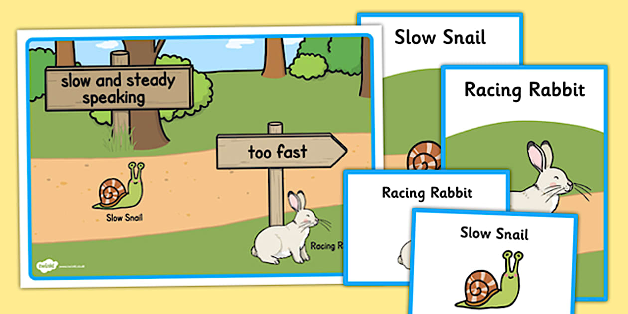 Slower Speech Visual Support (teacher made) - Twinkl