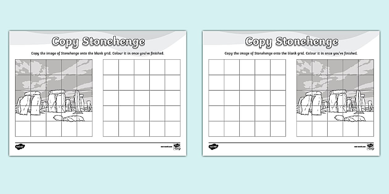 Copy Stonehenge Worksheet (Teacher-Made) - Twinkl