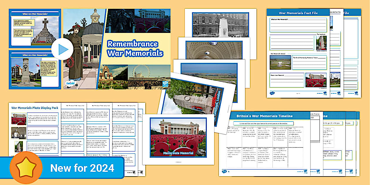 Our War Memorials on Remembrance Day Information PowerPoint Pack