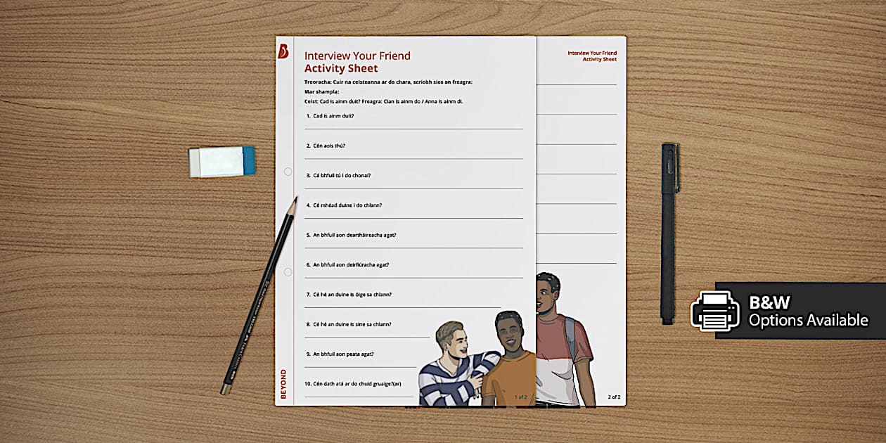 CBA 2 Question Sheet | Twinkl Ireland Resources - Twinkl