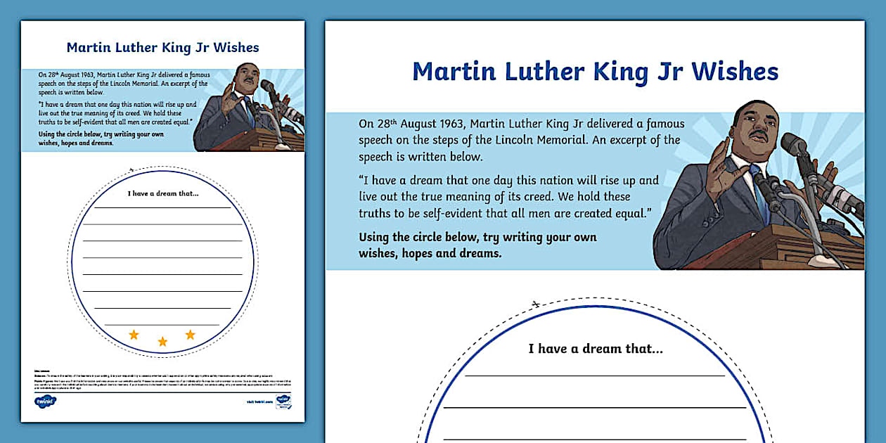 Martin Luther King Wishes | History Lessons | Twinkl | KS2