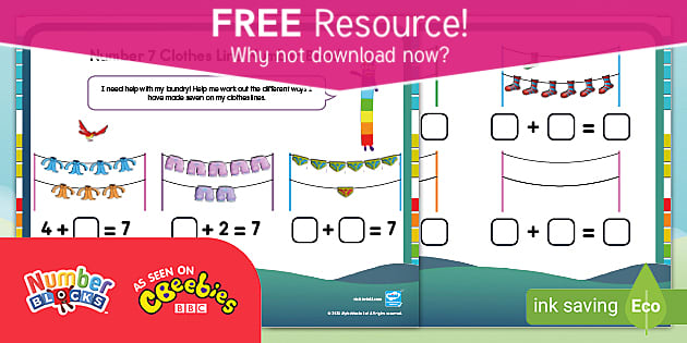 FREE Numberblocks: Number 7 Activity (teacher made) - Twinkl
