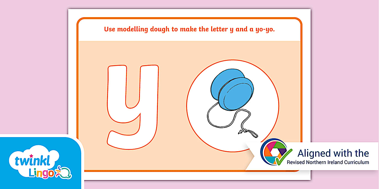 'y' Dough Mat (Teacher-Made) - Twinkl
