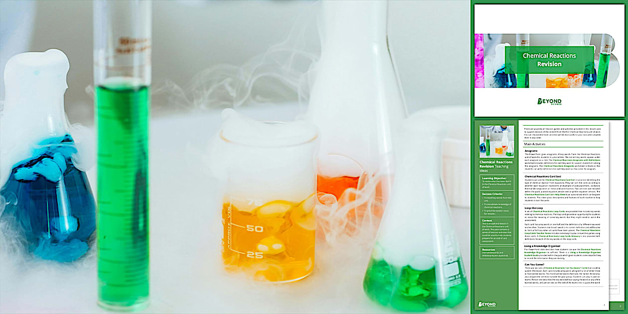Chemical Reactions: Revision Lesson Pack | KS3 Chemistry