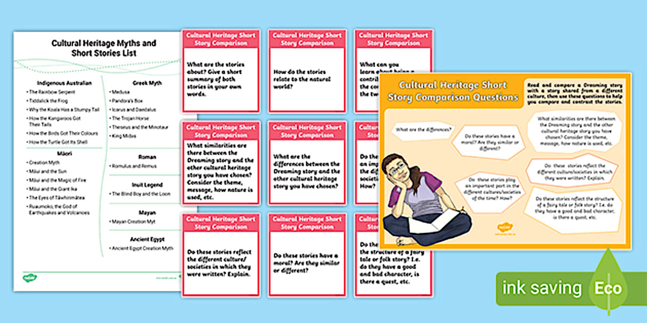 Cultural Heritage Short Story Comparison Resource Pack