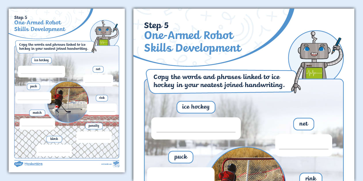 Step 5 One Armed Robot Skills Development (teacher made)