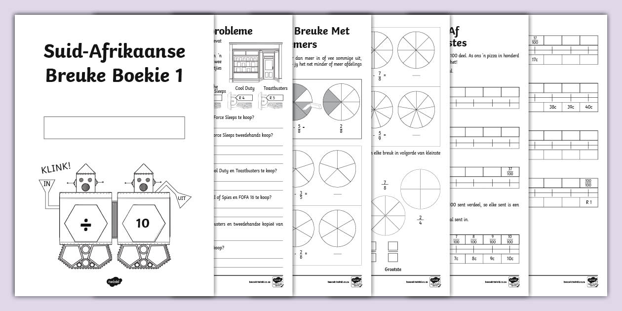 Suid-Afrikaanse Breuke Boekie 1 (teacher made) - Twinkl