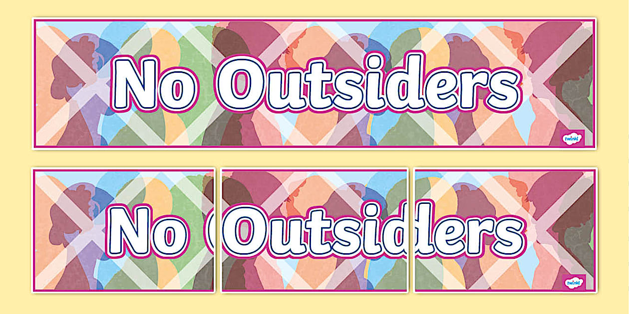 No Outsiders Display Banner (Teacher-Made) - Twinkl