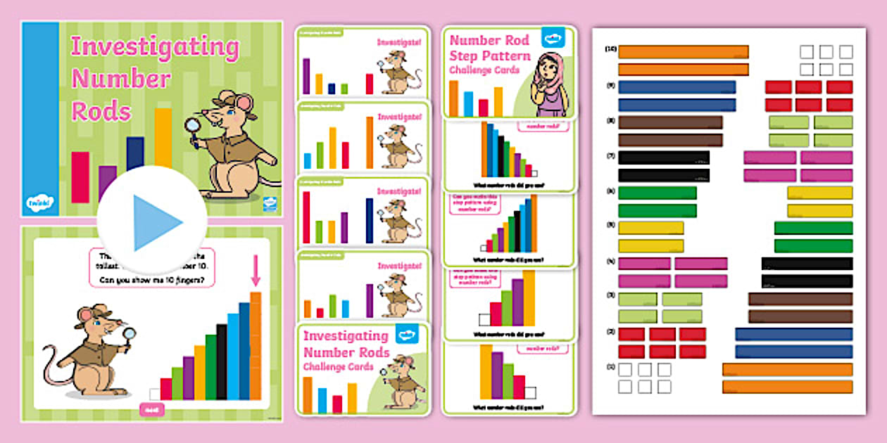 👉 Investigating Number Rods Activity Pack - Twinkl