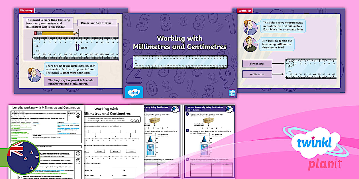 Level 3 Length: Measure Accurately Using Centimetres and Millimetres ...