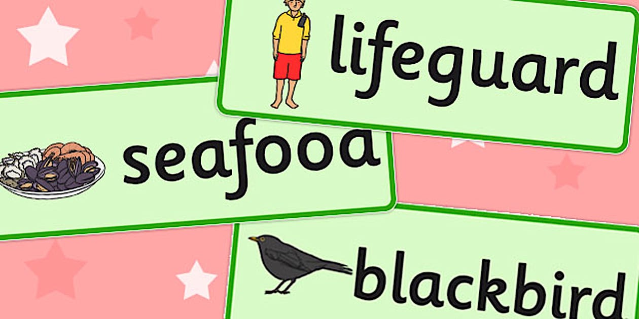 Two Syllable Final 'D' Sound Word Cards (teacher made)