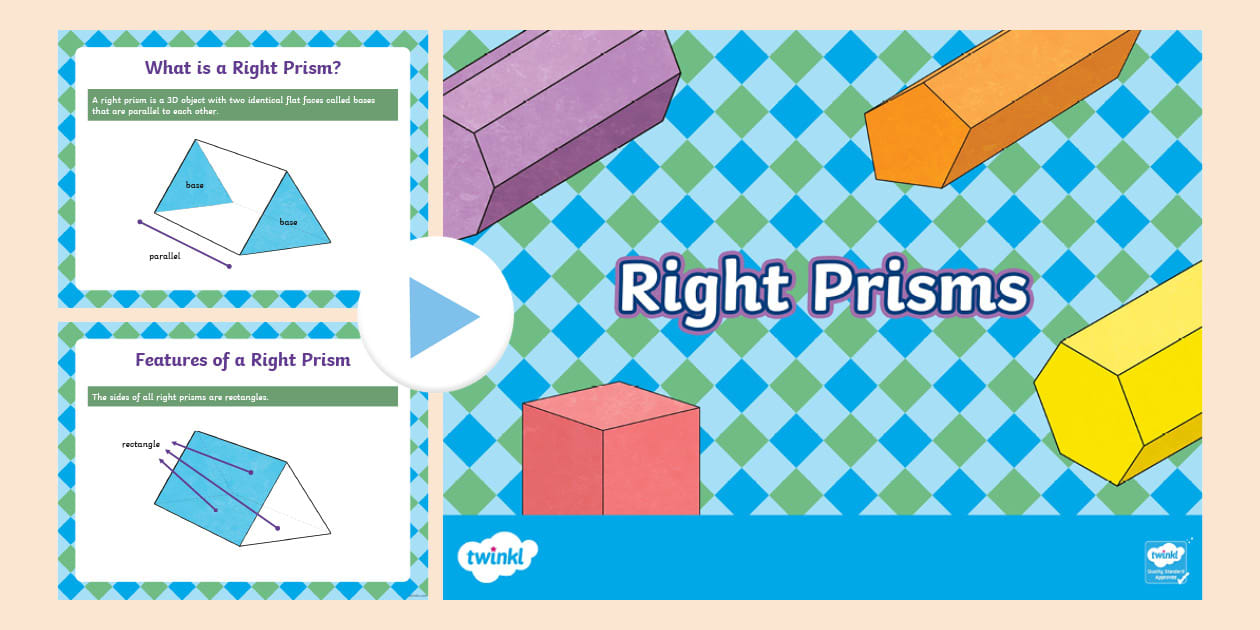 Right Prisms PowerPoint (teacher made) - Twinkl