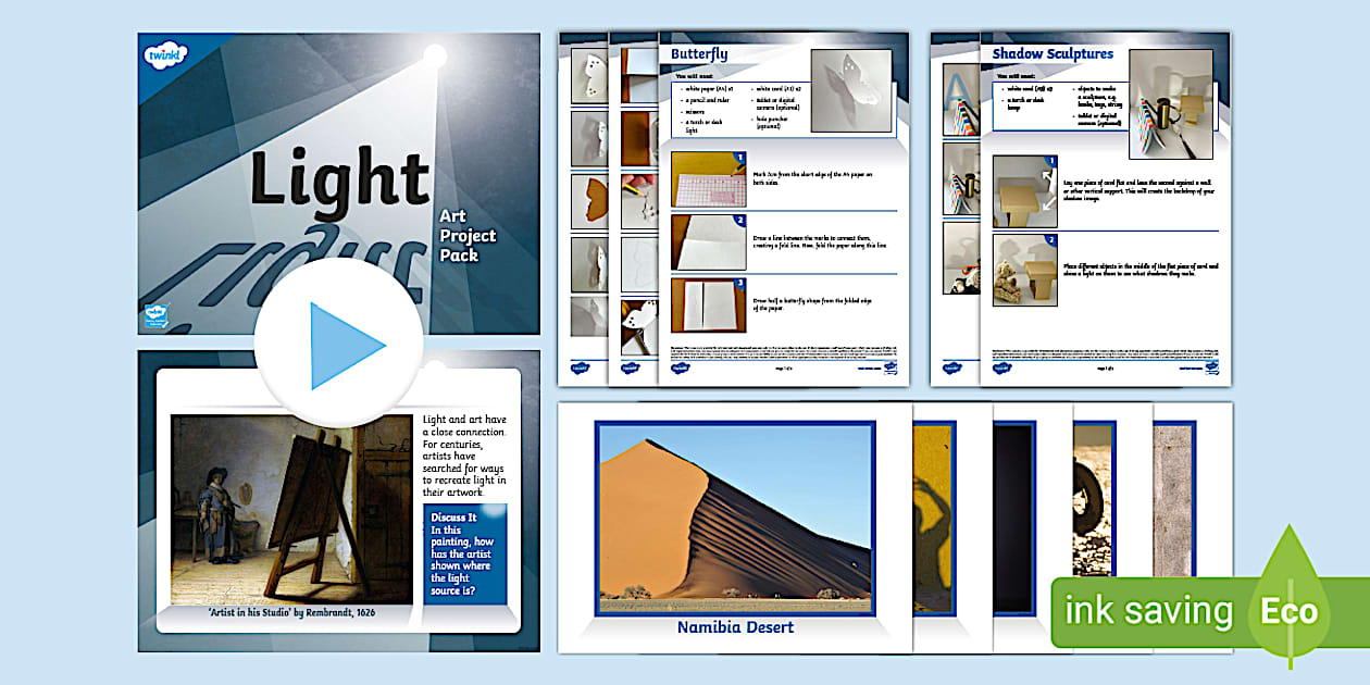 LKS2 Light: Art Project Pack (teacher made) - Twinkl