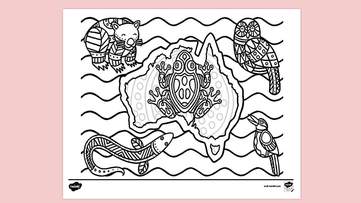 Unrealistic Art Colouring Sheet – Twinkl Resources