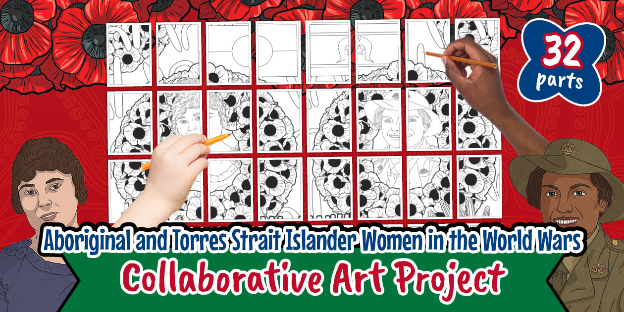 Aboriginal and Torres Strait Islander Women in World Wars Collaborative Art