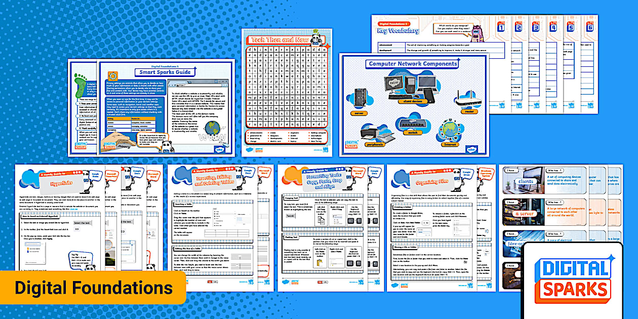 Digital Sparks: Digital Foundations 5: Additional Resources