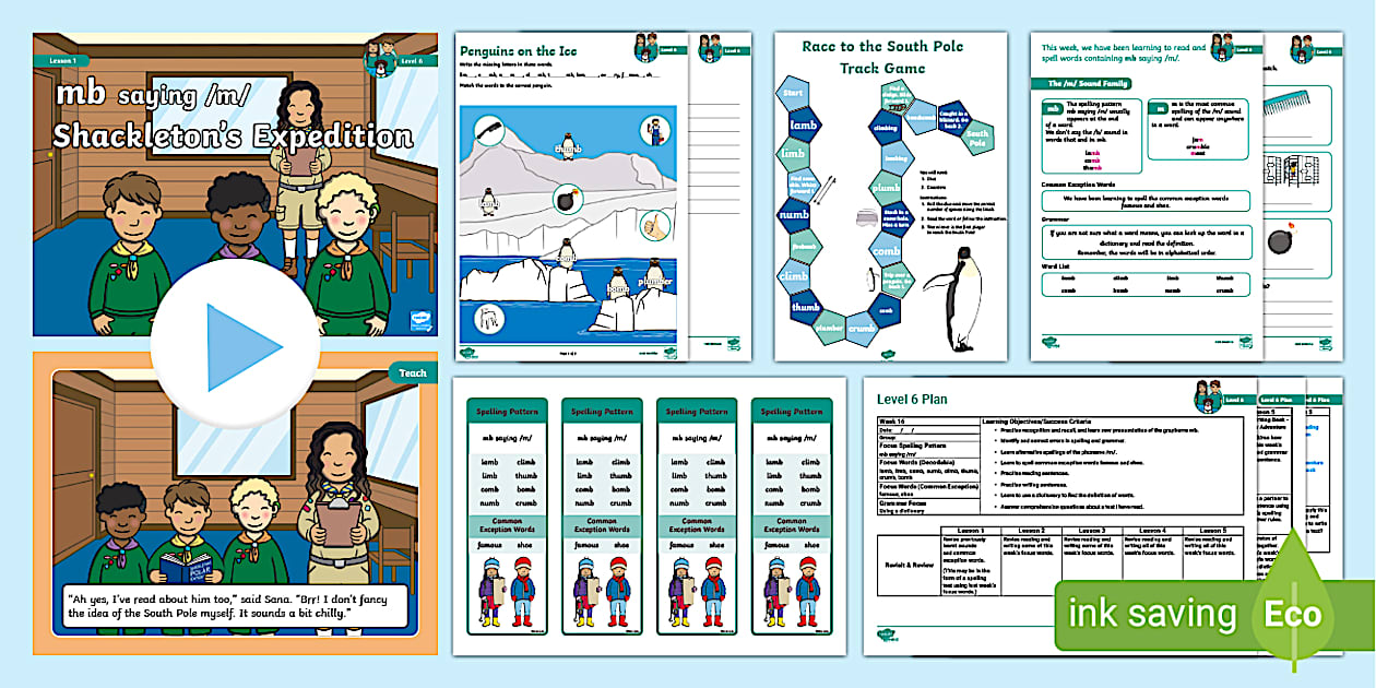 'mb' saying /m/ Lesson Pack (teacher made) - Twinkl