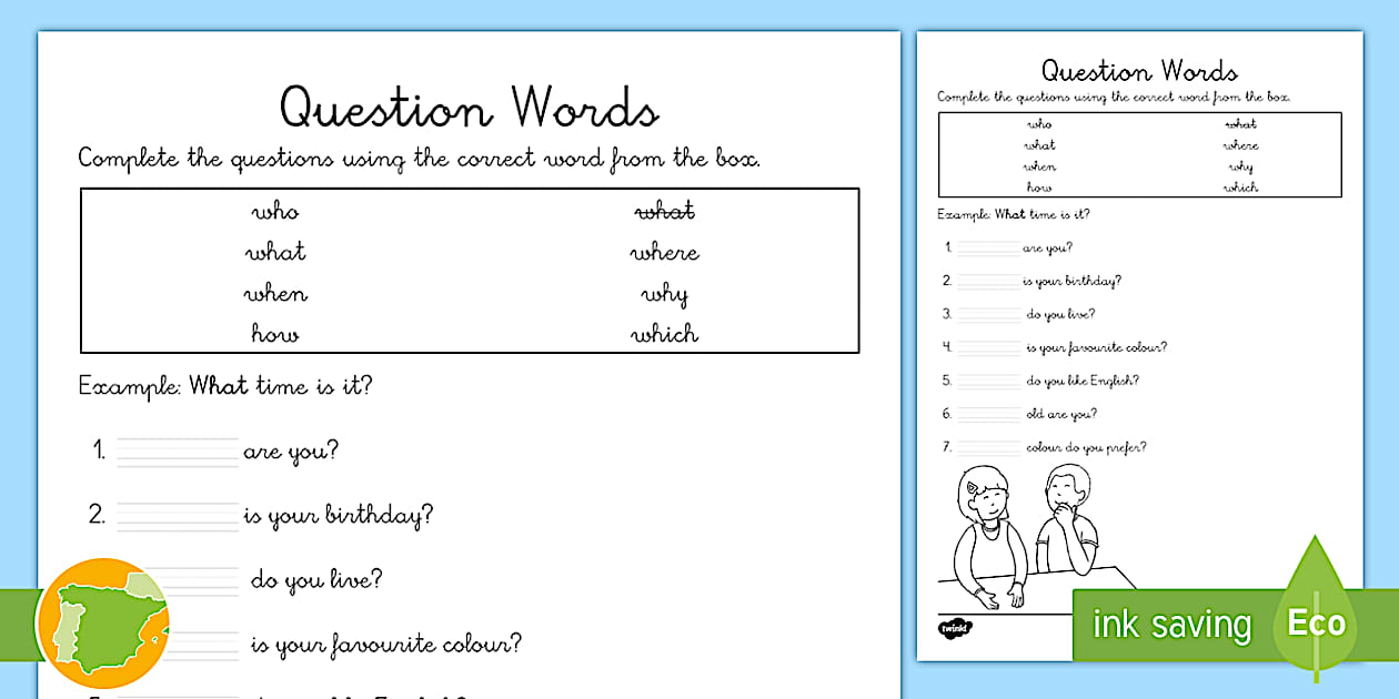 ESL Conversation Questions Activity Sheet - ESL - Twinkl