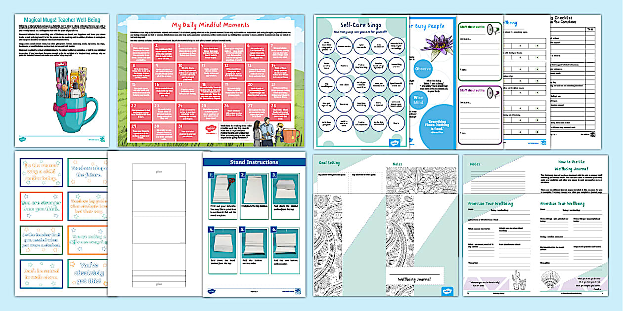 Staff Back to School Wellbeing Pack (teacher made) - Twinkl