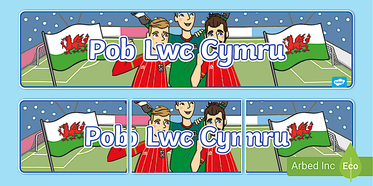 Baner Cwpan Y Byd Cymru (teacher made) - Twinkl