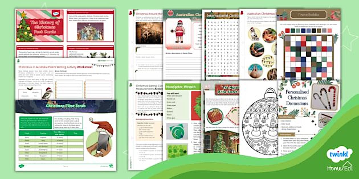 Home Education Christmas Unit Study Age 12+ (teacher made)