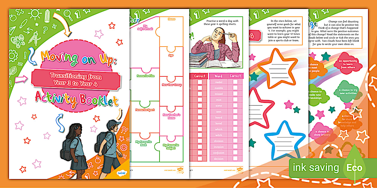 Moving On Up: Transitioning from Year 3 to Year 4 Activity Booklet