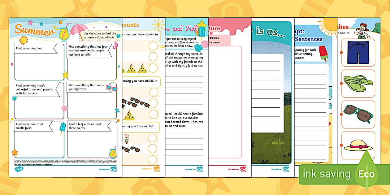 Summer Resources Pack (teacher made) - Twinkl